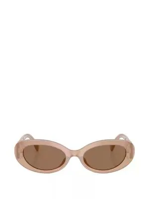 Dolce & Gabbana Devotion Oval-frame Sunglasses