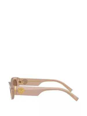 Dolce & Gabbana Devotion Oval-frame Sunglasses