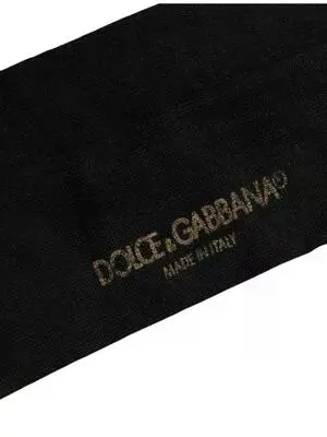 Dolce & Gabbana Logo Knee-high Socks