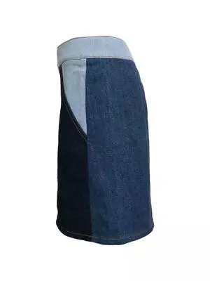 Victoria Beckham Patchwork Mini Skirt