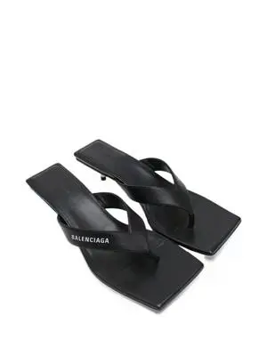 Balenciaga Square-toe Thong Sandals