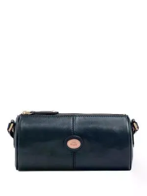 THE BRIDGE Cylindrical-shape Leather Shoulder Bag - Blue