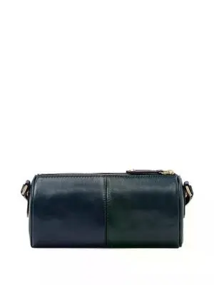 THE BRIDGE Cylindrical-shape Leather Shoulder Bag - Blue