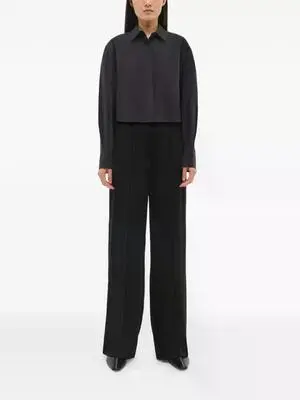 Simkhai Renata Cropped Button-down Shirt