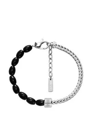 DIESEL® Logo-detail Bracelet - Silver