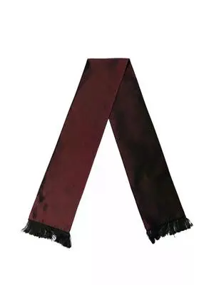 Dolce & Gabbana Dotted-print Fringed Scarf - Red