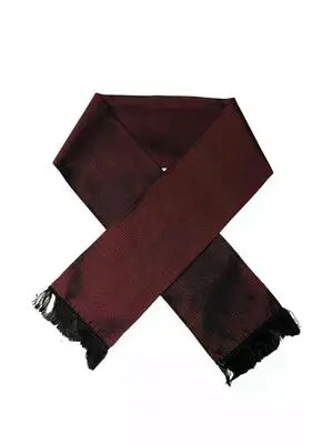 Dolce & Gabbana Dotted-print Fringed Scarf