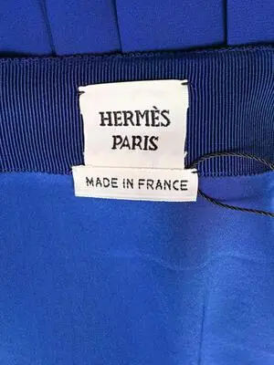 Hermès Pleated Midi Skirt