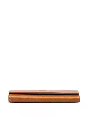 Loewe 1990-2000 Textured Calfskin Anagram Key Holder
