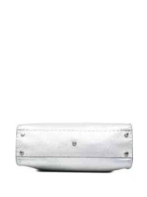 Fendi 2000-2010 Medium Leather Selleria Peekaboo Iconic Satchel