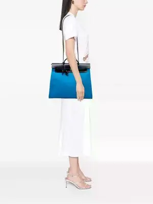 Hermès 2017 Toile Herbag Zip 39 Satchel