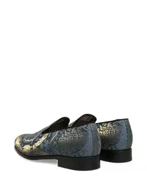 Dolce & Gabbana Floral-brocade Slip-on Loafers