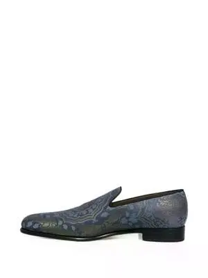 Dolce & Gabbana Floral-brocade Slip-on Loafers
