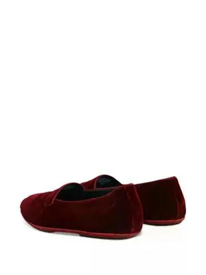 Dolce & Gabbana Velvet Slip-on Loafers