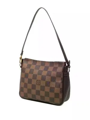 LOUIS VUITTON 2001 Damier Ebene Trousse Pochette Handbag
