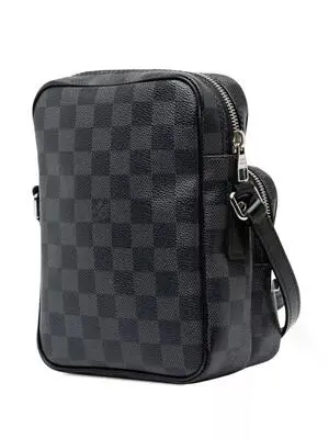 LOUIS VUITTON 2008 Damier Graphite Rem Crossbody Bag