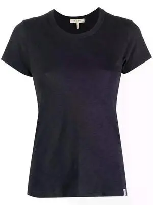 Rag & Bone Round-neck Organic Cotton T-shirt - Blue