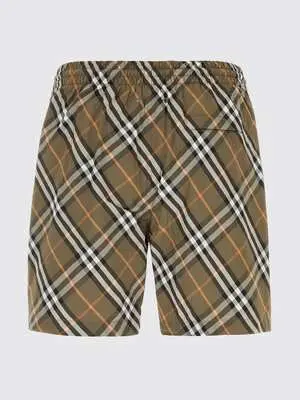 Burberry Vintage Check Nylon Swim Shorts With Drawstring Waist