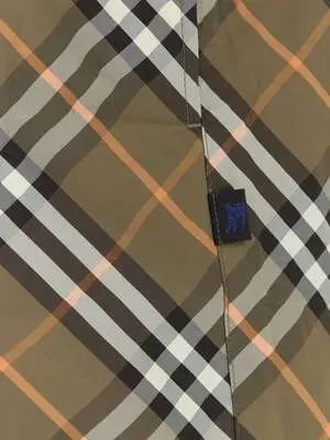 Burberry Vintage Check Nylon Swim Shorts With Drawstring Waist