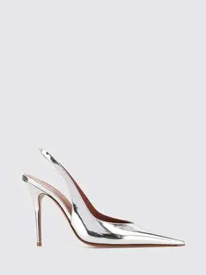 Amina Muaddi High Heel Shoes Colour - Silver