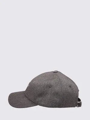 Jacquemus Cotton Baseball Cap With Applied Metal Logo
