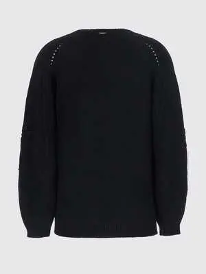 TWINSET V-neck Wool-blend Sweater With Ribbed Trims