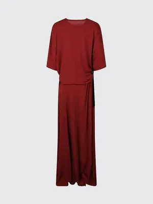 Balenciaga Draped Jersey Long Tunic With Knotted Waist