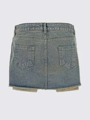 Rick Owens 5-pocket Cotton Denim Mini Skirt - Blue