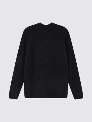 C.P. COMPANY Crewneck Cotton Sweater With Logo Patch On The Sleeve