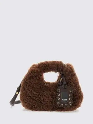 GANNI Handbag Colour Brown