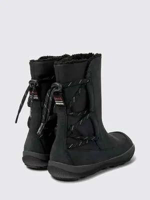 Camper Flat Ankle Boots Colour - Black