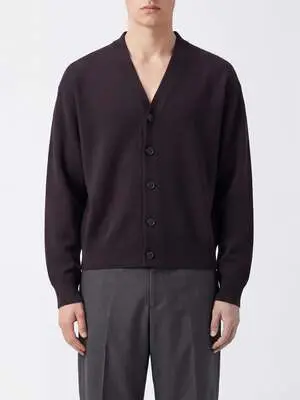DIANA STUDIO Pure Merino Wool V-neck Cardigan With Buttons - Brown