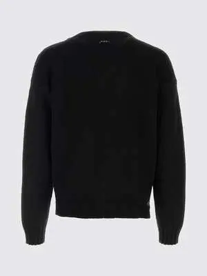 Marni Virgin Wool And Cashmere Crewneck Sweater With Toggle Fastening