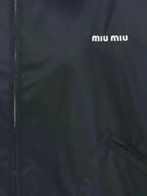 Miu Miu Logo-print Hooded Jacket
