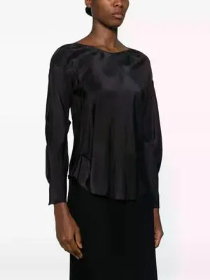 SUSANNE BOMMER Silk Long-sleeve Blouse