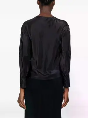 SUSANNE BOMMER Silk Long-sleeve Blouse