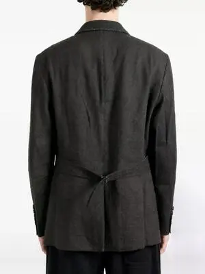 ZIGGY CHEN Single-breasted Notched-lapels Blazer