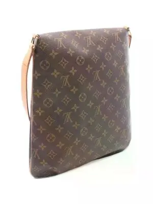 LOUIS VUITTON 2003 Musette Monogram Shoulder Bag - Brown