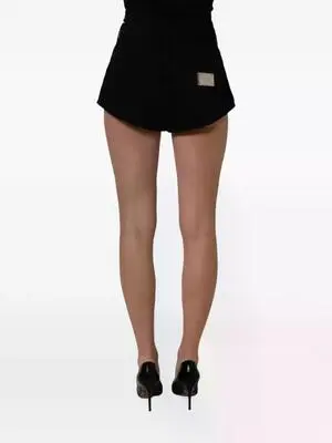Dolce & Gabbana Cotton Mid-rise Denim Hot Pants Shorts