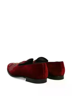 Dolce & Gabbana Crystal-embellished Loafers