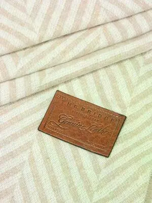 THE BRIDGE Herringbone Fringe-trimmed Picnic Blanket