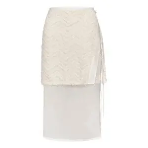 LAHIVE Neutrals/ Soul Double Skirt - White
