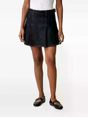 Lacoste Pleated Denim Skirt