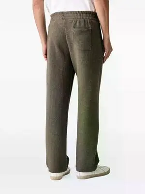 Guess Logo-embroidered Pintuck-detail Track Pants