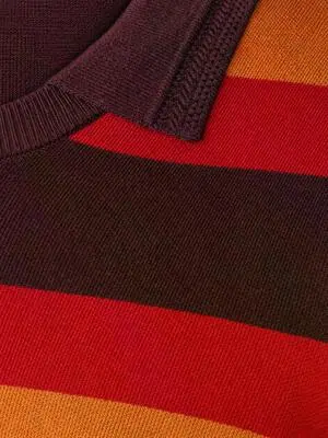 WALES BONNER X Adidas Striped Polo-collar Sweater