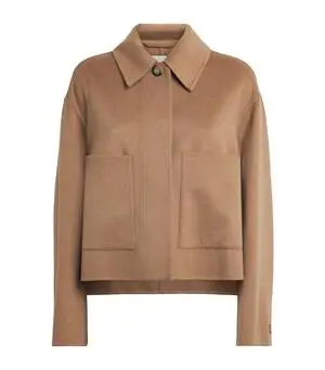 JOSEPH Wool-silk Kalaa Jacket - Brown