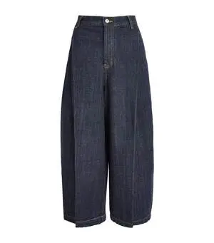 Jacquemus De-nîmes Miami Wide Jeans - Navy
