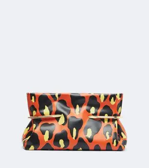 Givenchy Pinch Soft Leopard-print Leather Clutch - Multicoloured