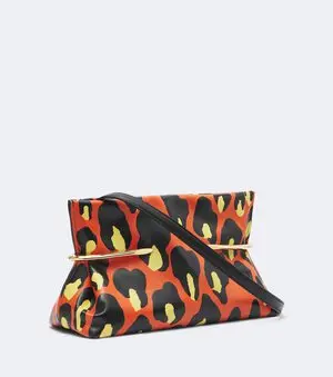 Givenchy Pinch Soft Leopard-print Leather Clutch - Multicoloured