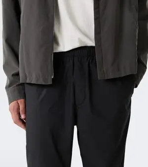 THE ROW Pascale Cotton And Silk Straight Pants